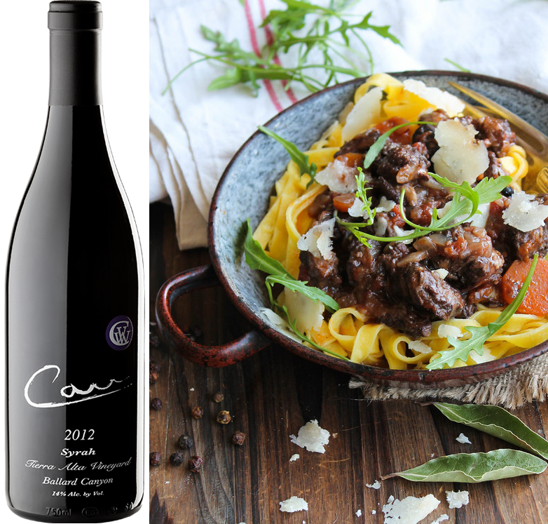 Beef Ragout - Carr Vineyards and Winery